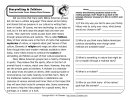 3rd Grade Reading Comprehension Worksheets | Third Grade Passages