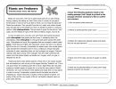 5th Grade Reading Comprehension Worksheets | Fifth Grade Passages