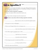 Add an Appositive II | Printable Appositive Worksheets