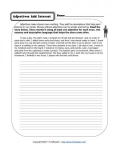 Adjectives Worksheets | Learning and Practicing Adjectives