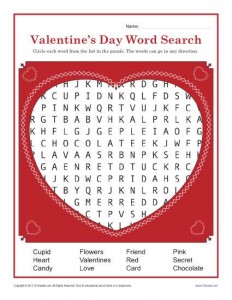 Valentine's Day Worksheets