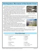 Earthquakes | 7th Grade Reading Comprehension Worksheet