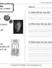 1st Grade Reading Comprehension Worksheets | FIrst Grade Passages