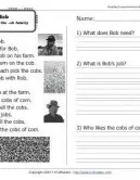 1st Grade Reading Comprehension Worksheets | FIrst Grade Passages