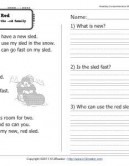 1st Grade Reading Comprehension Worksheets | FIrst Grade Passages
