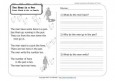 Ten Hens in a Pen | 1st Grade Reading Comprehension Worksheet Wk 19