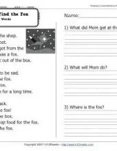 1st Grade Reading Comprehension Worksheets | FIrst Grade Passages