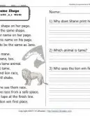 1st Grade Reading Comprehension Worksheets | FIrst Grade Passages