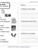 1st Grade Reading Comprehension Worksheets | FIrst Grade Passages