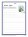 Lost and Found | 3rd and 4th Grade Writing Prompt Worksheet
