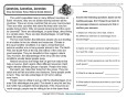 Location, Location, Location | 3rd Grade Reading Comprehension Worksheet
