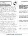 3rd Grade Reading Comprehension Worksheets | Third Grade Passages ...