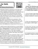 5th Grade Reading Comprehension Worksheets | Fifth Grade Passages