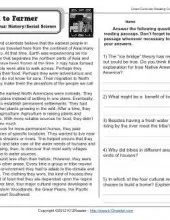 5th Grade Reading Comprehension Worksheets | Fifth Grade Passages