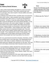 5th Grade Reading Comprehension Worksheets | Fifth Grade Passages