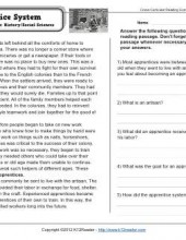 5th Grade Reading Comprehension Worksheets | Fifth Grade Passages