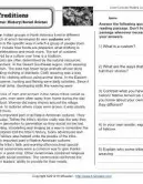 5th Grade Reading Comprehension Worksheets | Fifth Grade Passages