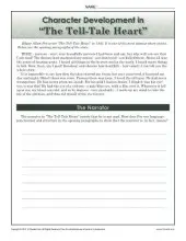 Character Development in The Tell-Tale Heart | 8th Grade Reading ...