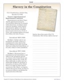 Slavery in the Constitution | 9th - 10th Reading Comprehension Worksheets