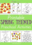 Spring Preschool Theme Activities | Printable Classroom Lessons