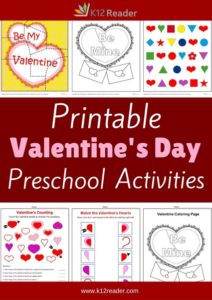 Valentine's Day Preschool Theme Activities | Printable Classroom Lessons