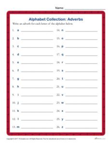Adverb Worksheets | Adverb Lessons & Adverb Examples