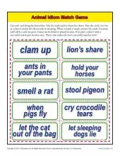 Idiom Worksheets | Figurative Language
