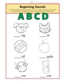 Beginning Sounds Worksheets - ABCD | Phonics Worksheet