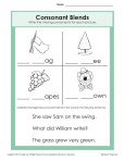 Consonant Worksheets for Kindergarten and First Grade