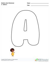 Bubble Letters Archives - Reading Worksheets, Spelling, Grammar ...