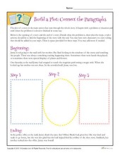 Build a Plot: Connect the Paragraphs Worksheet