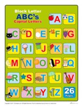 Block Capital Letters | Printable Classroom Activities