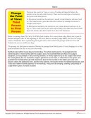 Point of View Worksheets