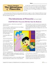Pinocchio | Printable Literature Comprehension Set