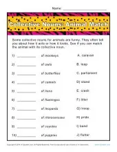 Collective Noun Worksheets | Grammar Practice