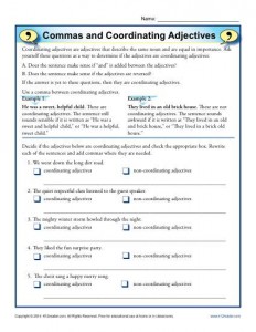 Comma Worksheets | Printable Punctuation Activities