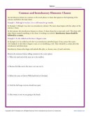 Clause Worksheets | Printable Grammar Worksheets