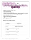 Too vs. To vs. Two Worksheet | Easily Confused Words