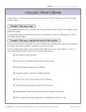 Direct Object and Indirect Object Worksheets