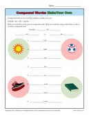 Printable compound Words Worksheets | Open, Closed, Hyphenated