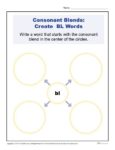 Consonant Blends | Kindergarten and 1st Grade Worksheets and Activities