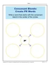Consonant Blends | Kindergarten and 1st Grade Worksheets and Activities