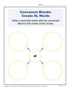 Consonant Blends | Kindergarten and 1st Grade Worksheets and Activities