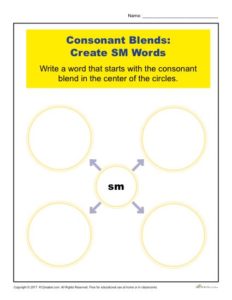 Consonant Blends | Kindergarten and 1st Grade Worksheets and Activities