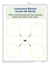 Consonant Blends | Kindergarten and 1st Grade Worksheets and Activities