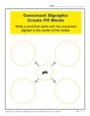 Consonant Digraphs | Activity Worksheets for Kindergarten and 1st Grade