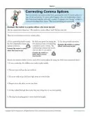 Correcting Comma Splices | Punctuation Worksheets