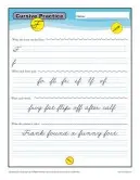 Cursive Letters - A-Z Worksheets | K12Reader