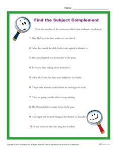 Choose the sentence that has a subject complement.