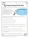 Context Clues Worksheets | Reading Comprehension Activities